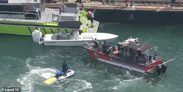 Two dead in Miami boat horror after barge collision hurled five ...