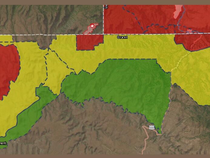 Grant County evacuation area expanded for Battle Mountain Complex