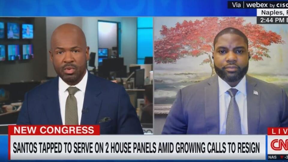 CNN Anchor Nails GOP Rep. Byron Donalds for His George Santos Hypocrisy ...