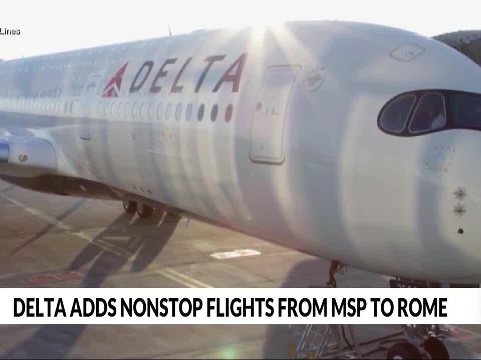 Delta adds nonstop flights from MSP to Rome