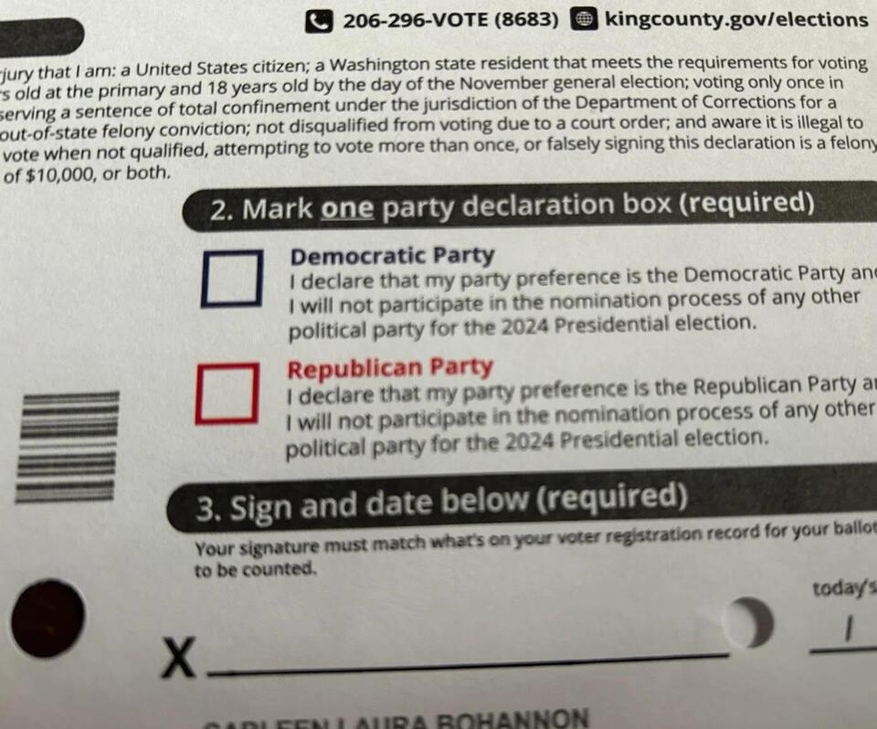 Party preference requirement on presidential primary ballot nothing new ...
