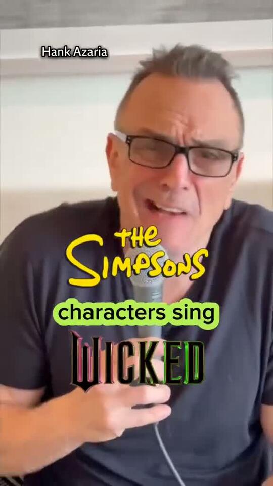 Hank Azaria recreates a Wicked song in Simpsons voices for the Oscars ...