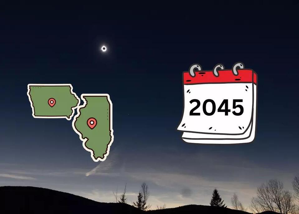 Will Iowa And Illinois Be In The Path Of Totality For The 2045 Solar ...