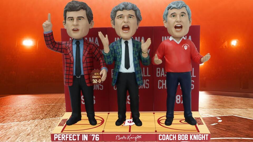 New bobbleheads of legendary IU coach Bob Knight unveiled - NewsBreak
