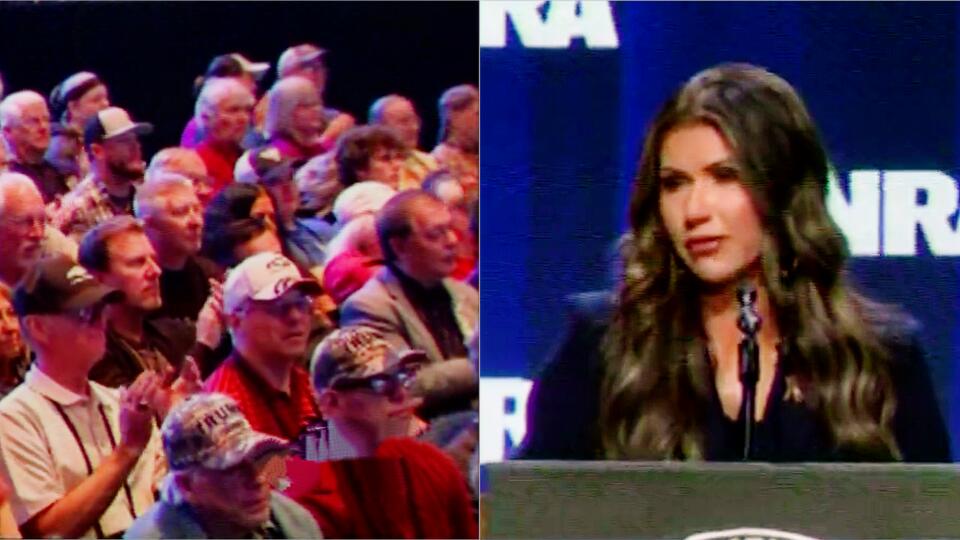 Gun Opponents Point and Laugh As Kristi Noem Denies ‘NRA Is Only Made ...