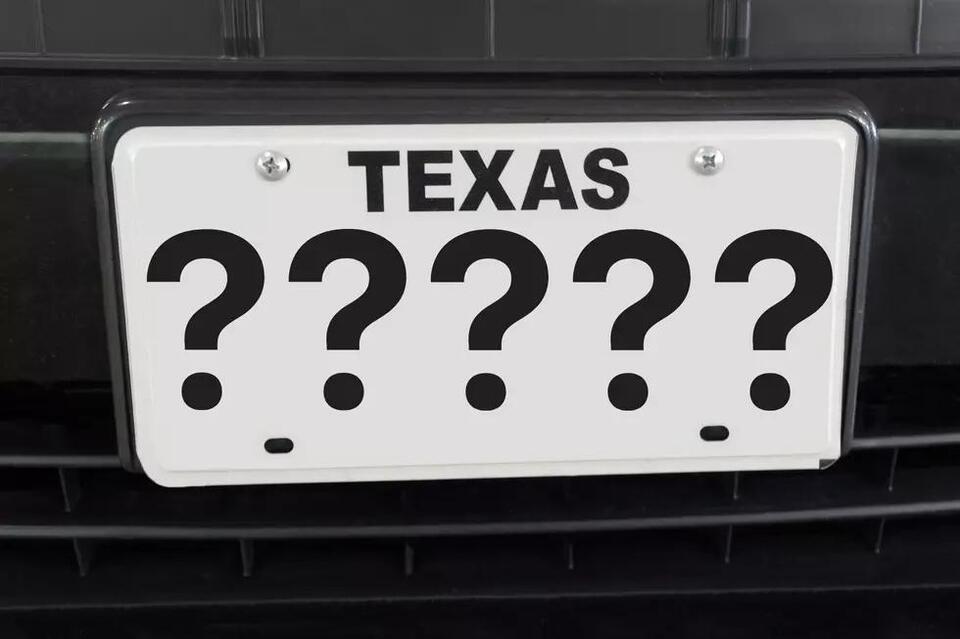Why Certain Letters Are Missing From Texas License Plates—What’s the ...