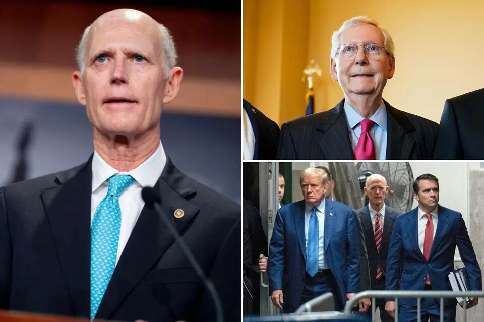 Florida Sen. Rick Scott jumps into the race to succeed Mitch McConnell as Senate GOP leader ...