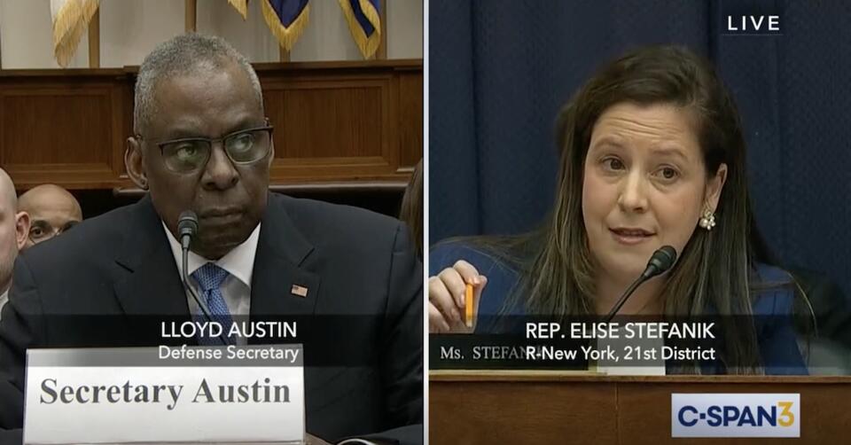 Elise Stefanik Grills Lloyd Austin Over Hospitalization Controversy ...