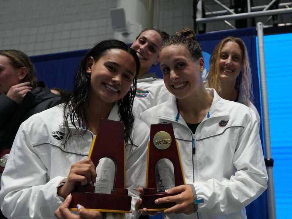 NCAA Women’s Championships: Bella Sims, Isabel Ivey Power Florida to Dominant 800 Freestyle ...