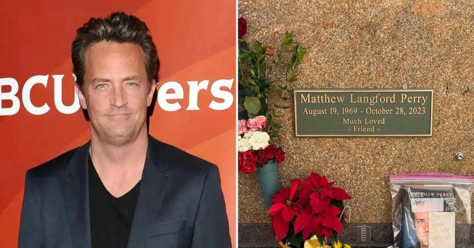 Matthew Perry's Marked Crypt Seen for the First Time in Private, Gated ...