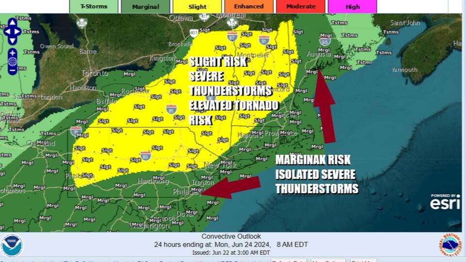 Extreme heat & humidity Northeast & Mid Atlantic, severe storms ...
