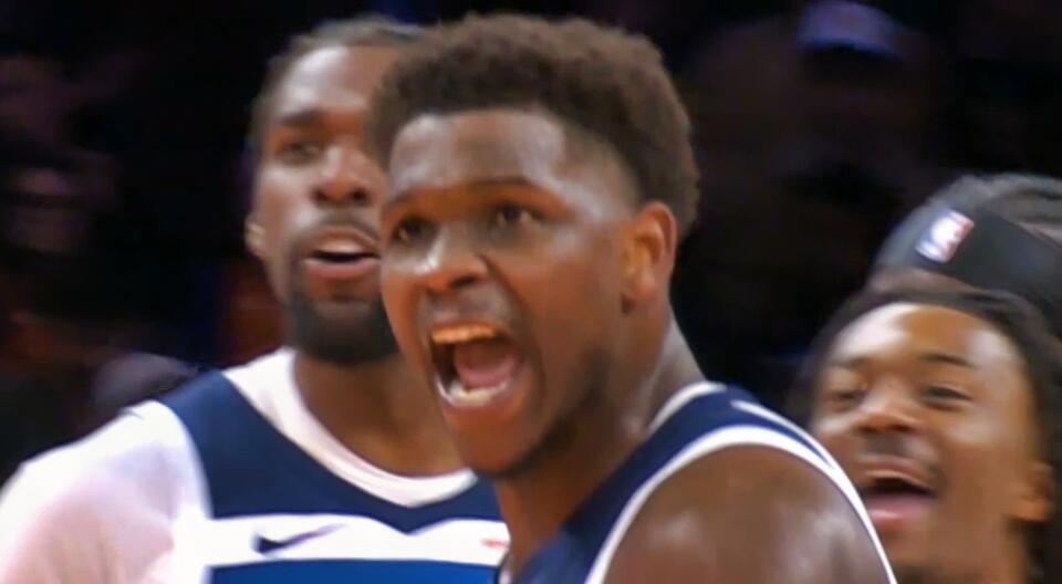 Anthony Edwards Screams In Dillon Brooks’ Face After Drilling ...
