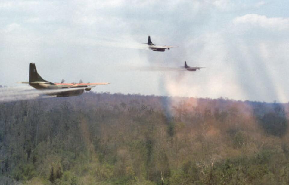 The 'Agent Orange' chemical warfare campaign during the Vietnam War ...