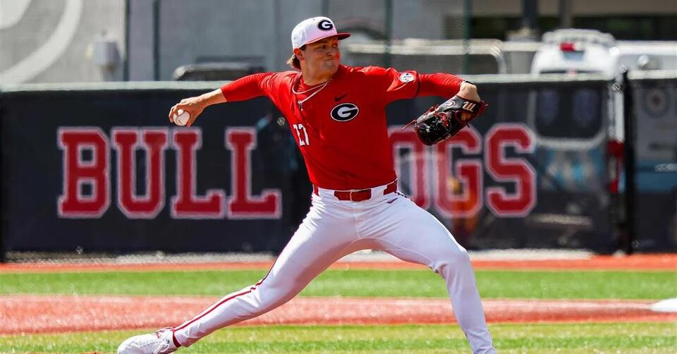 How Dylan Vigue responded to challenge in Georgia's series-tying ...