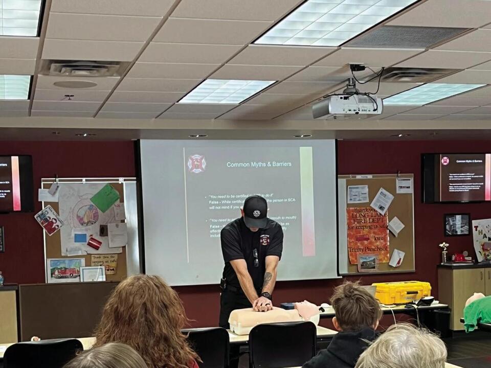 Fire department slates annual CPR training