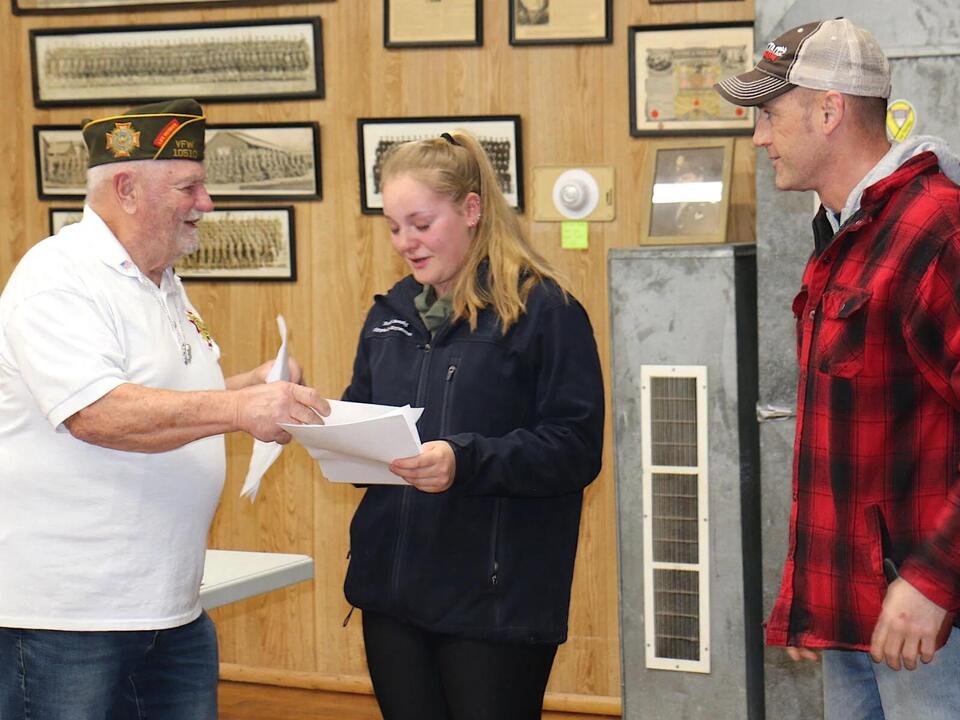 Waterloo VFW awards essay winners
