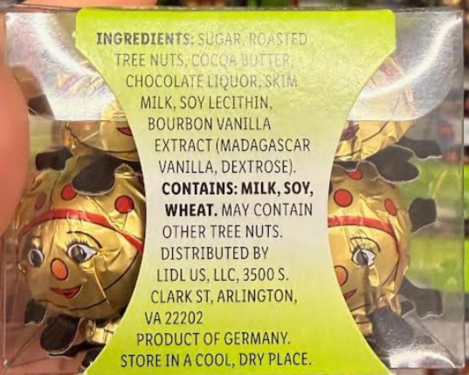 Lidl US Issues Allergy Alert on Undeclared Hazelnuts in Favorina ...