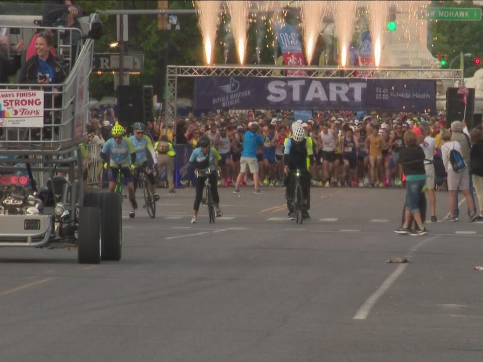 The Buffalo Marathon hits the ground running Sunday