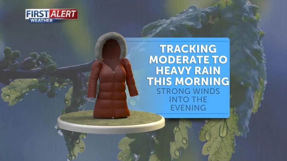 Moderate to heavy rain Thursday morning, more spring showers into next ...