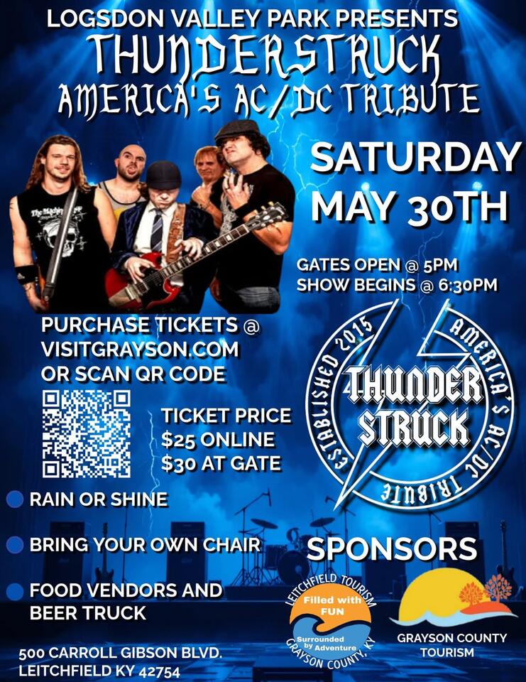 AC/DC Tribute Concert at Logsdon Valley Park May 30 - NewsBreak