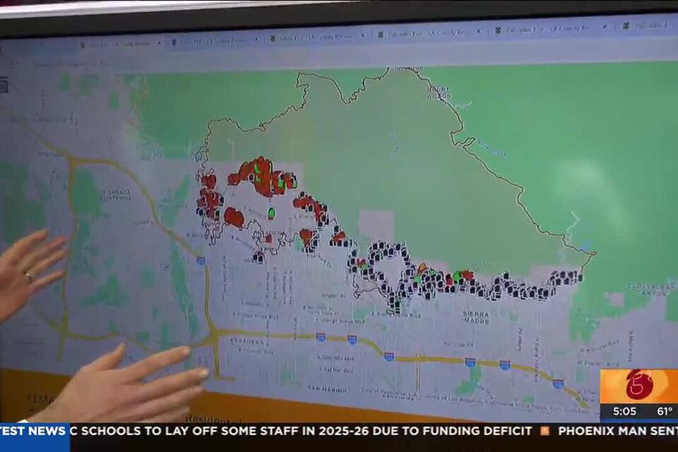New aerial maps show Los Angeles wildfires' devastation - NewsBreak