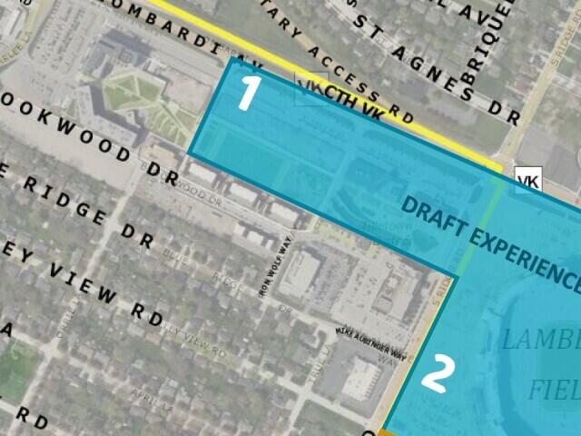 New potential NFL Draft campus map takes shape, with entrances and road ...