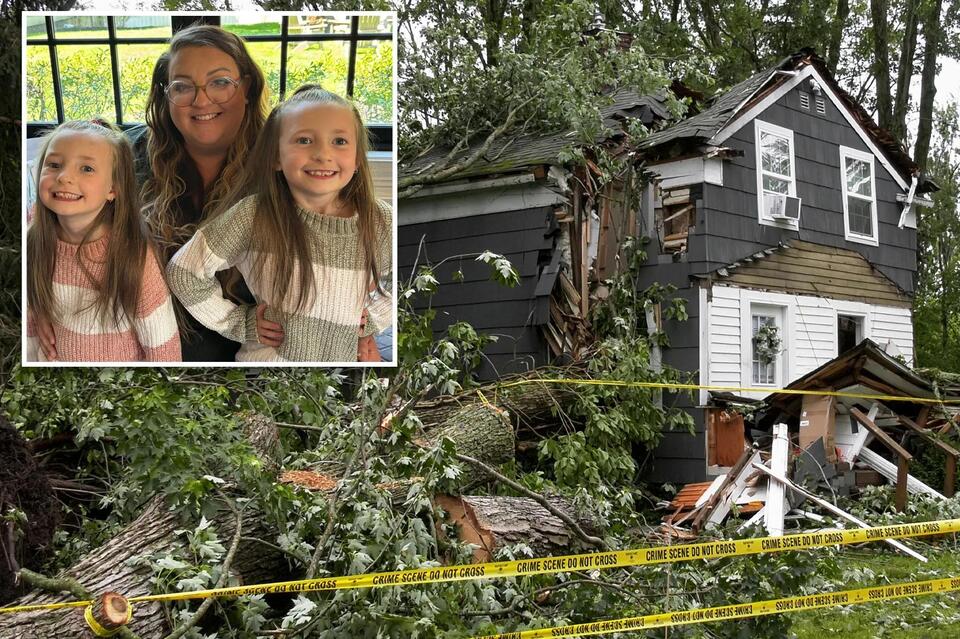 Twin girls killed in upstate NY storm after tree crushes home, as ...