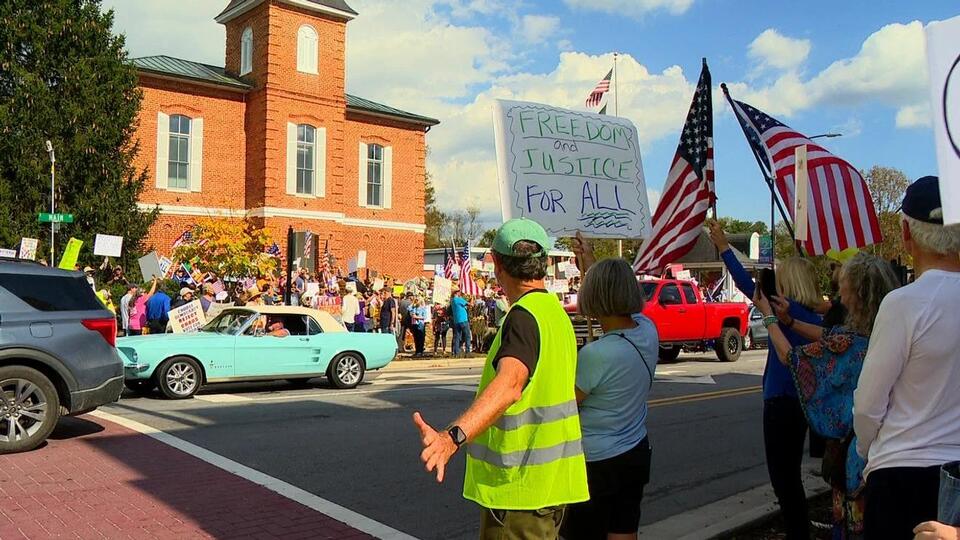 'No Kings' in opposition to Trump and policies shows political divide ...