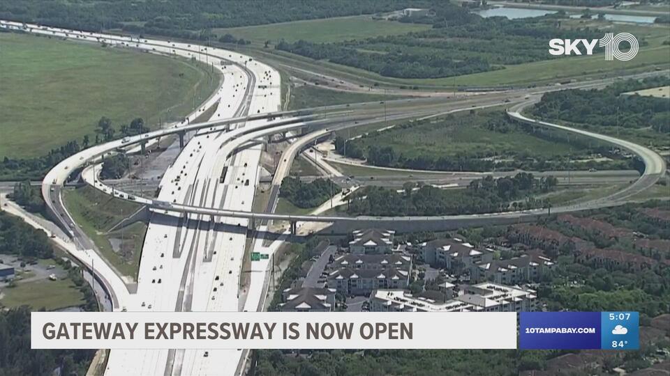 Gateway Expressway finally opens for drivers in Pinellas County after 7 ...