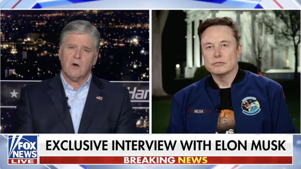 Sean Hannity Mocked for ‘Cringe’ Tesla ‘Ad’ During Elon Musk Interview ...