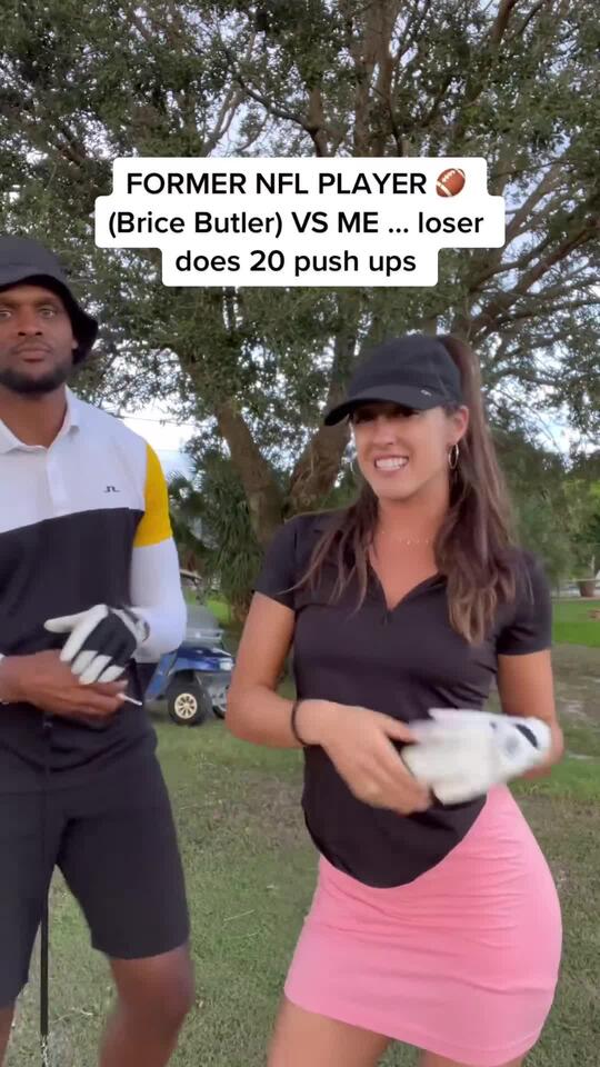 Do I beat former NFL player Brice Butler in the one hole match LOSER ...