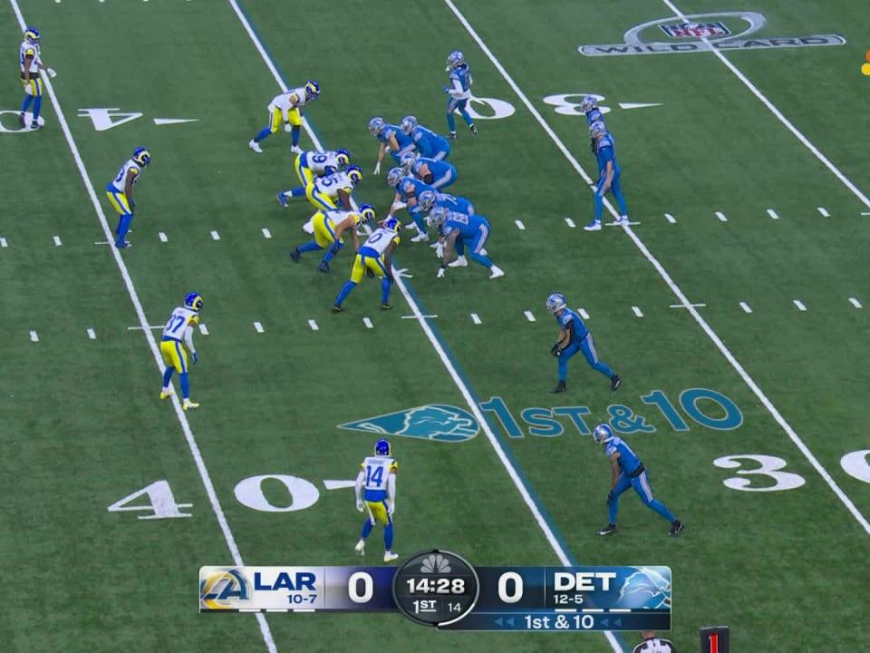 Jared Goffs Best Throws From 2 Td Game Vs Rams Super Wild Card Weekend