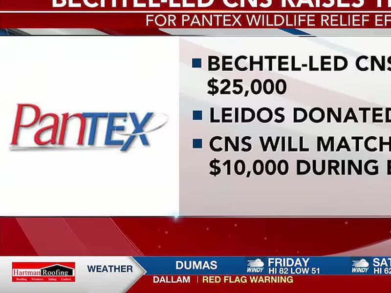 VIDEO: Bechtel-led CNS raises thousands for Pantex wildfire relief