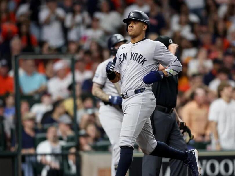 Juan Soto's first Yankees HR, Oswaldo Cabrera hot streak seal series win over Astros