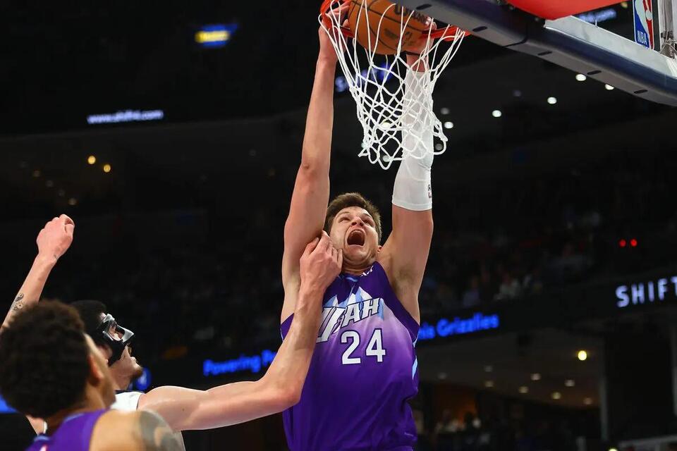 Walker Kessler Leads Jazz in Rebounds and Steals Despite Loss to ...