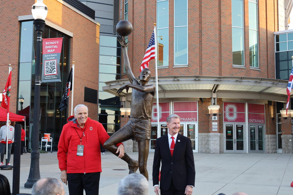 OSU Unveils Statue of Hall of Famer Jerry Lucas - NewsBreak
