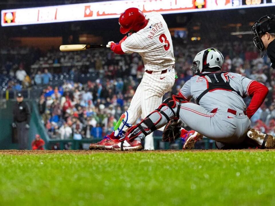 WATCH: Phillies' Bryce Harper hits grand slam for second three-homer game of career