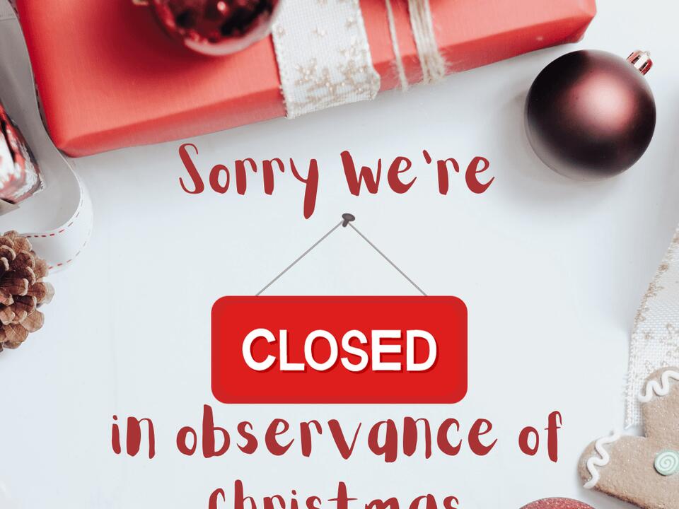 The City of Homestead Closed in Observance of Christmas
