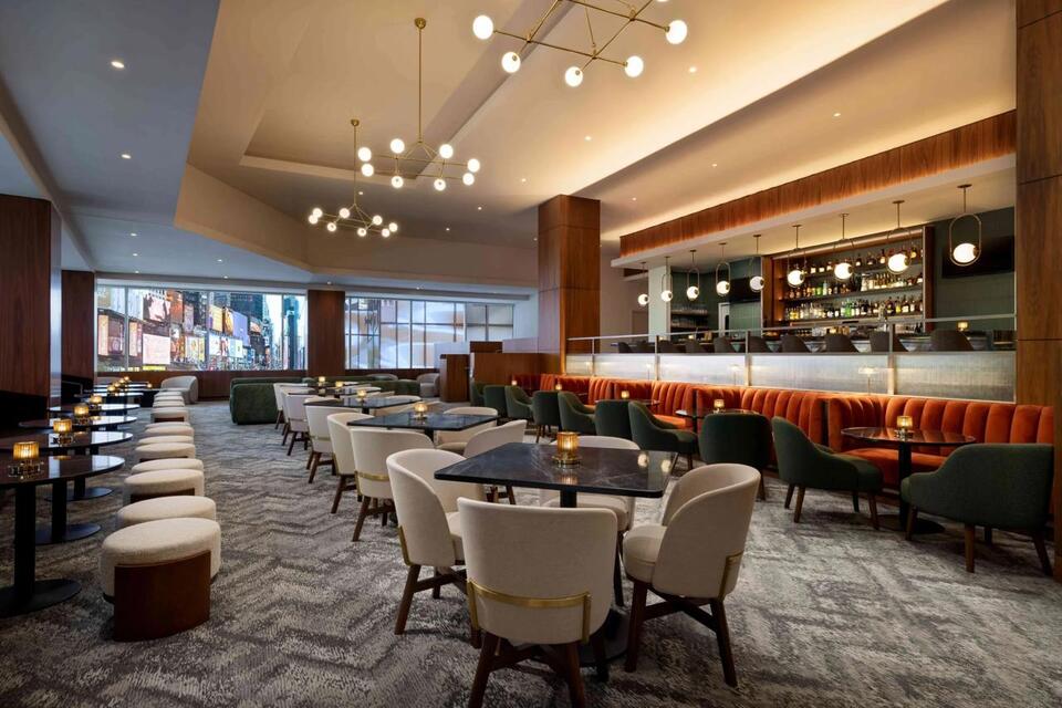 This new Times Square restaurant takes its menu around the five ...