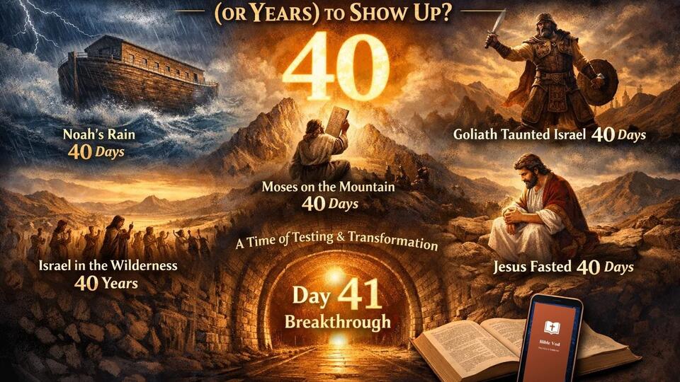 Why Does God Always Wait Exactly 40 Days (or Years) to Show Up? - NewsBreak