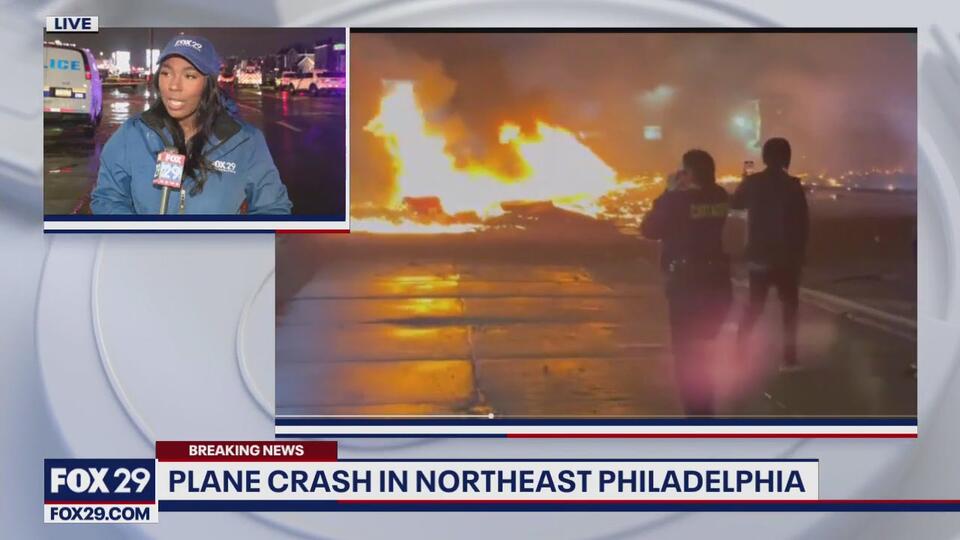 Philly plane crash: Firefighters continue to contain the scene - NewsBreak