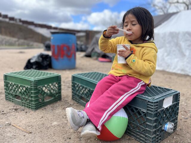 Volunteers help migrants at Sasabe border camp - NewsBreak