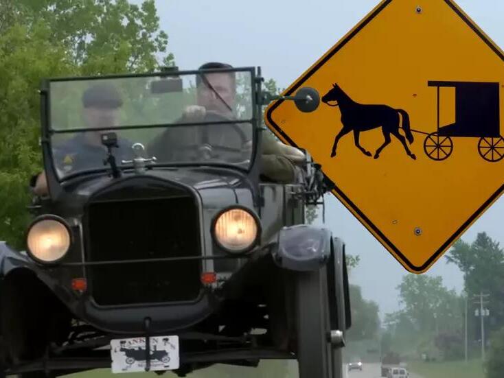 MDOT Uses Model T Cars To Assess Road Conditions In Amish Country