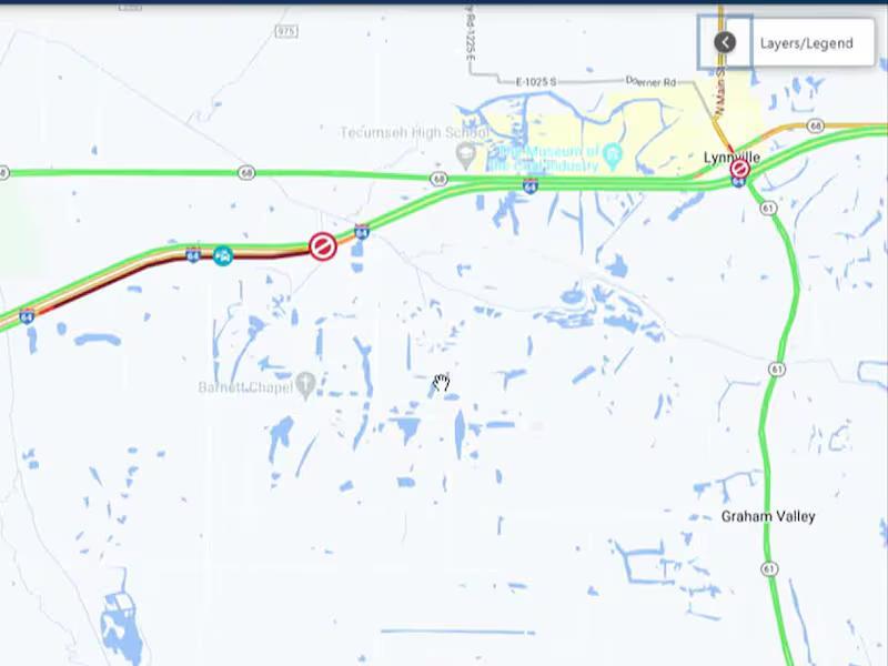I 64 Back Open After Semi Crash Blocks Lanes