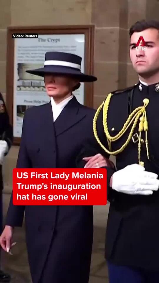 "Ladies and gentlemen, check out the beautiful inauguration outfit of U ...