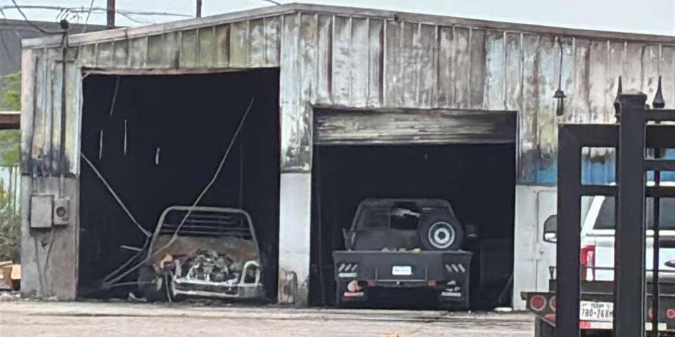 Warehouse fire damages 2 trucks on Flecha Ln. - NewsBreak