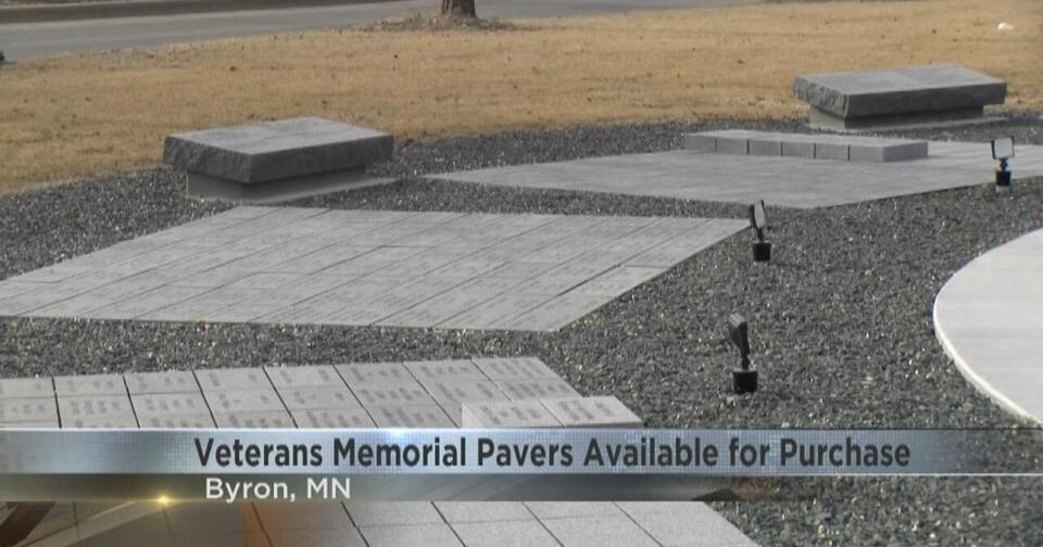 Byron Veteran Memorial pavers still available for purchase as ...