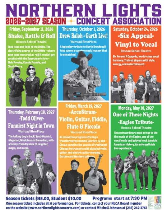 Northern Lights 2026–27 Concert Season Announced - NewsBreak