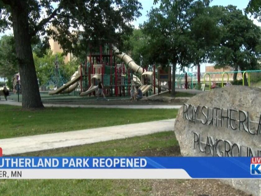 Roy Sutherland Playground reopens, improves accessibility