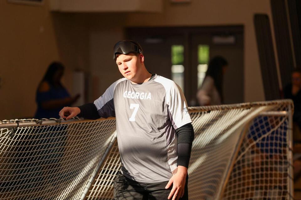 How Benedictine sophomore Matthew Gavin has embraced Goalball, a sport ...